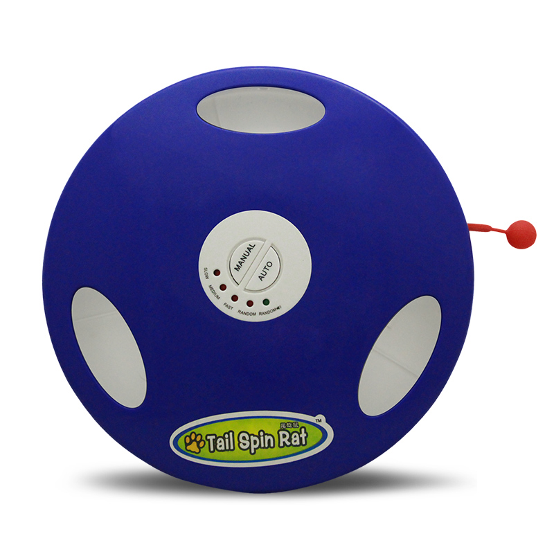 Electric Chasing Cat Toy Mouse Tail Spin for Interactive Playing